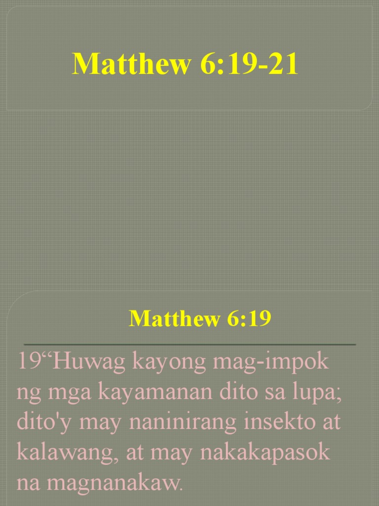 Store Treasure In Heaven Pdf