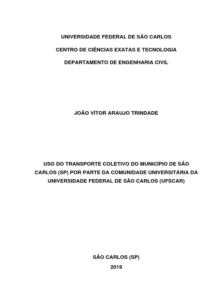 Volume Final - TGI - João Vítor Araujo Trindade | PDF | Ciências Sociais | Computadores