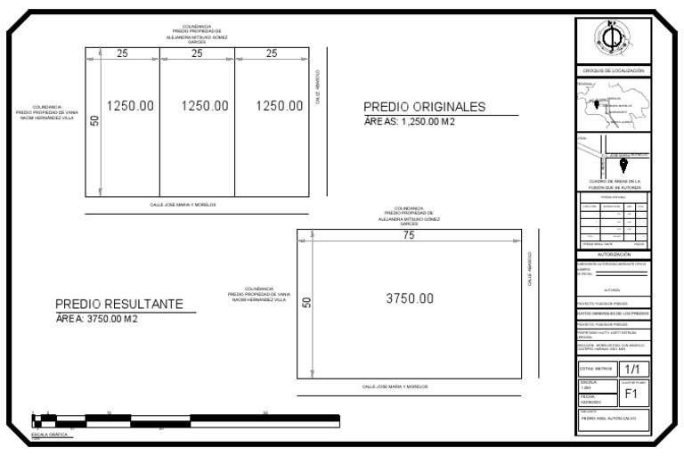 FUSION DE PREDIOS | PDF