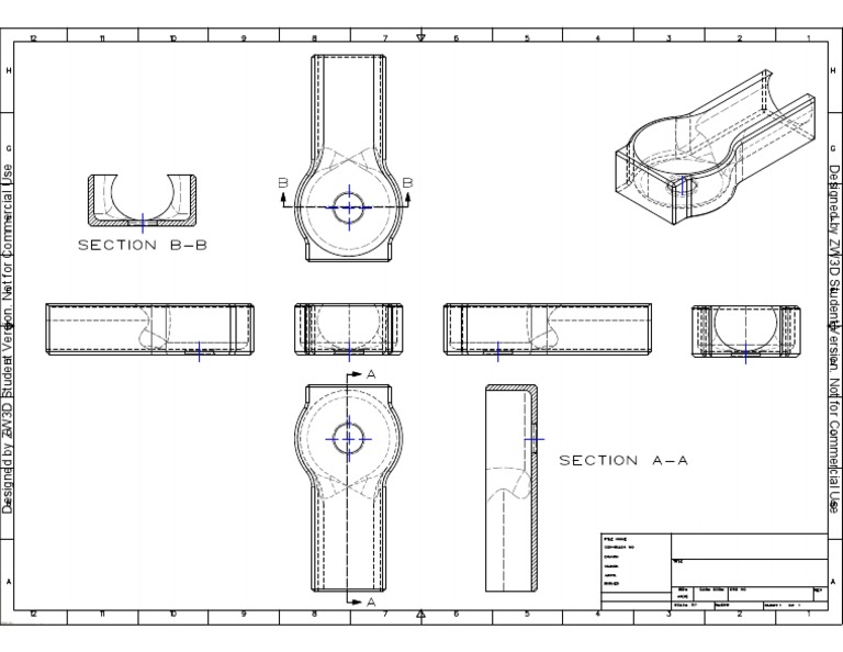 Monoblock drawing | PDF