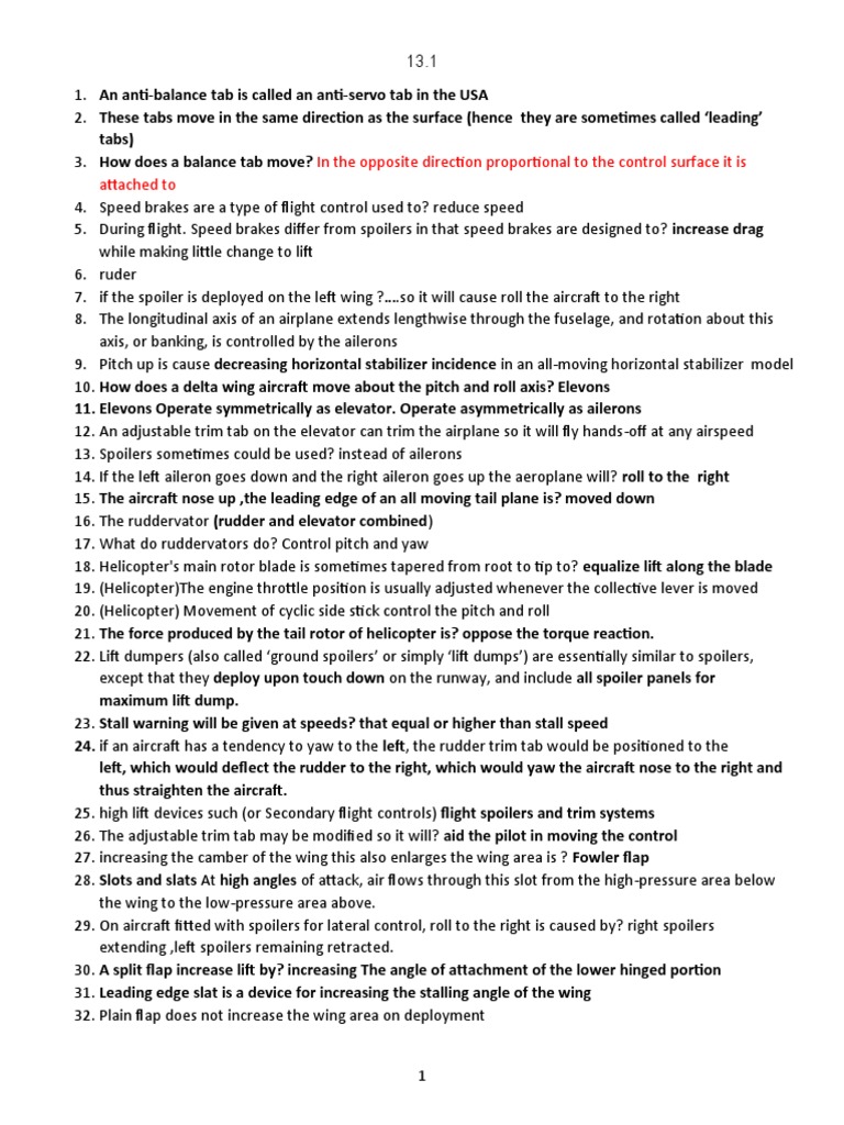 Easa Mod 13 | PDF | Flight Control Surfaces | Airspeed