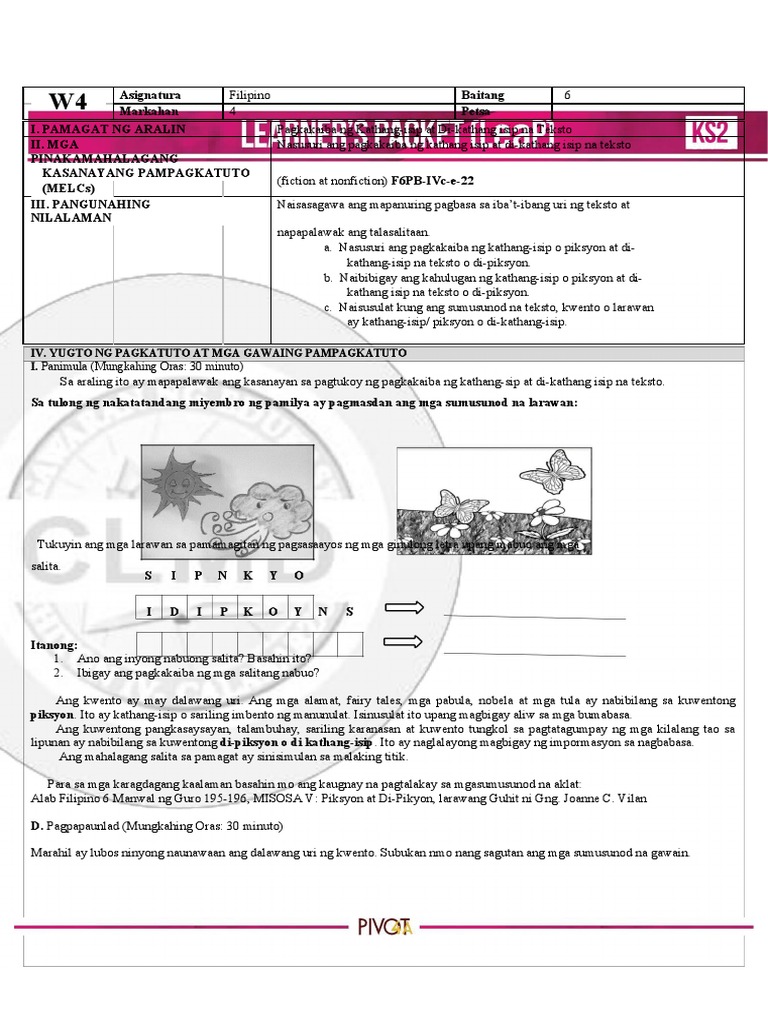 Q4 Filipino 6 Week4 | PDF