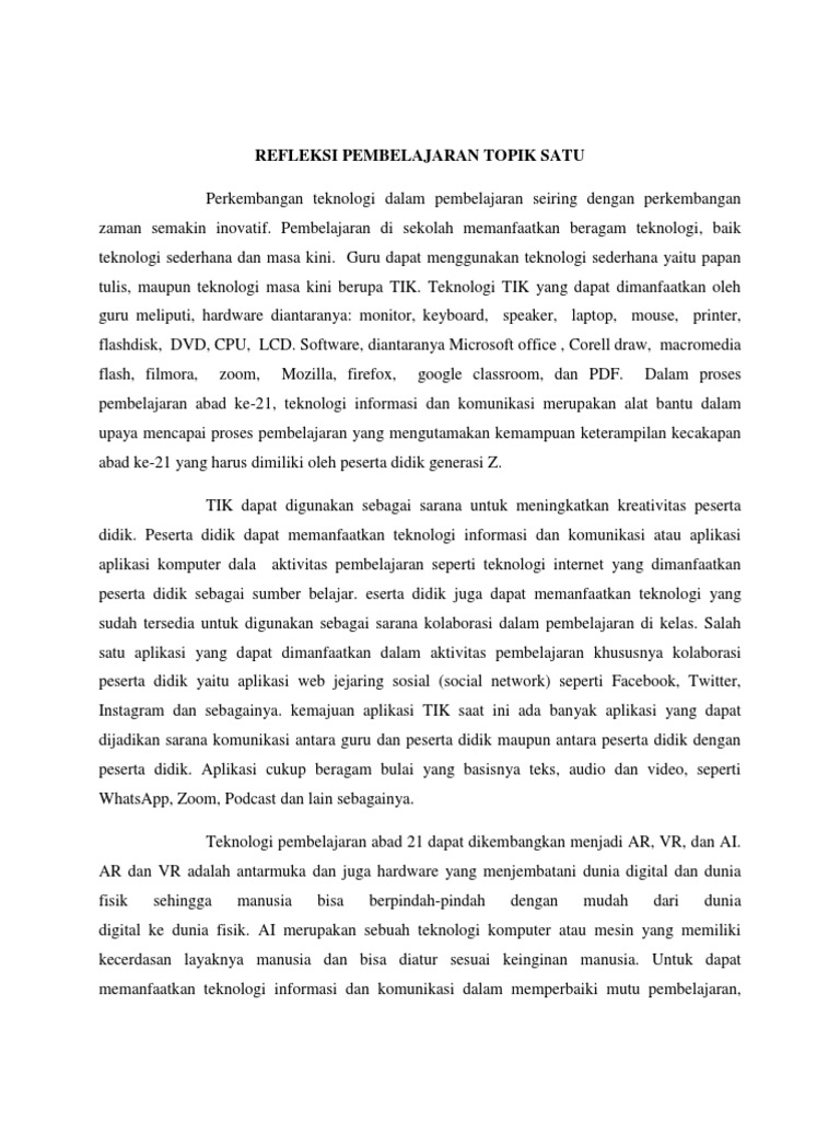 Aksi Nyata Topik 1 Teknologi - Evia Rizqi Karima | PDF | Seni