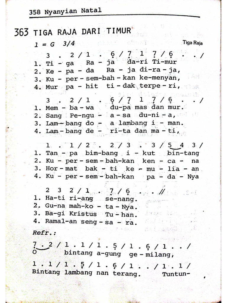 Tiga Raja Dari Timur | PDF