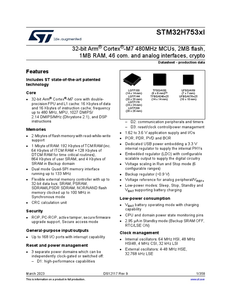 STM 32 H 753 VI | PDF
