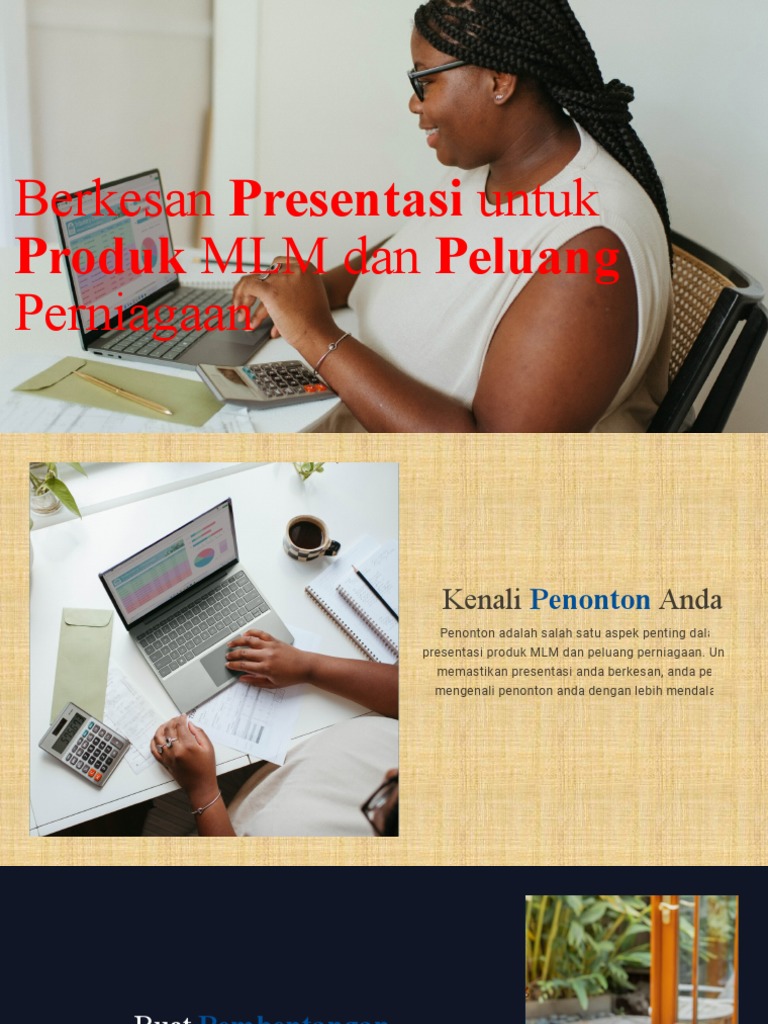 TOPIC 3 Berkesan Presentasi Untuk Produk MLM Dan Peluang Perniagaan | PDF