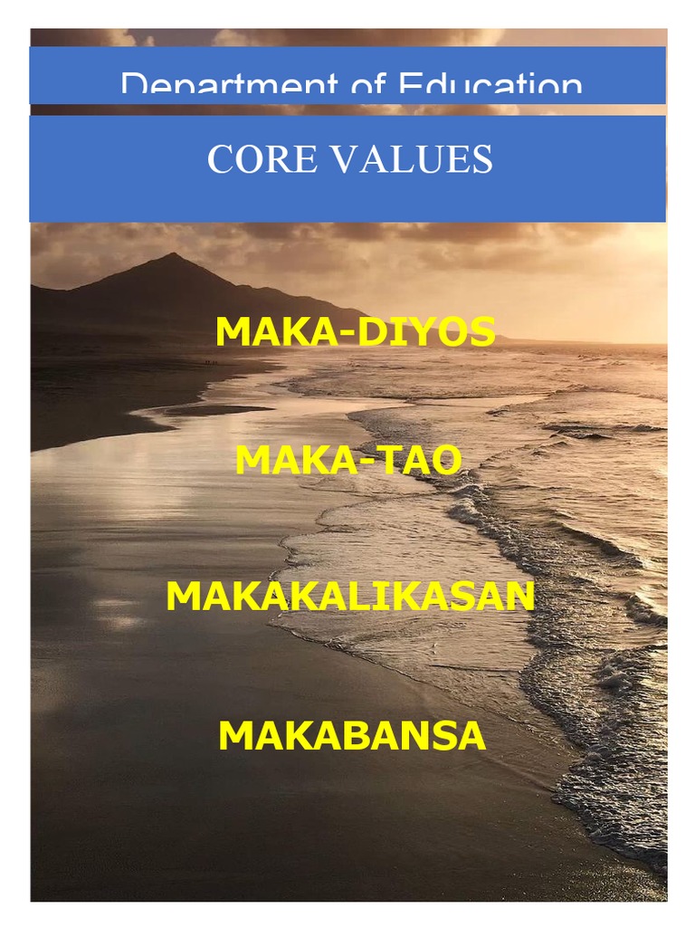 DepEd Core Values | PDF