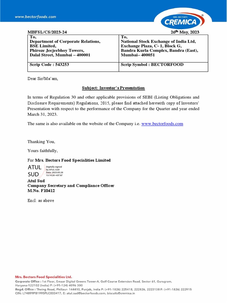 Investor Presentation Q4 FY23 | Download Free PDF | Equity (Finance ...