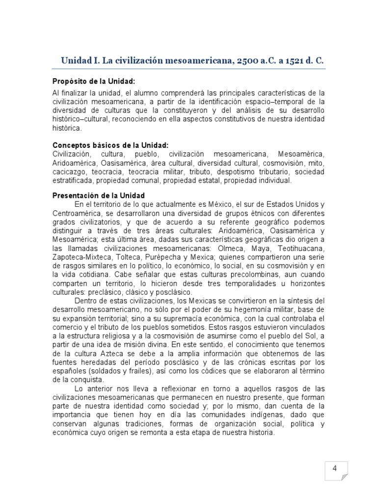 Guia de Historia de Mexico I | PDF