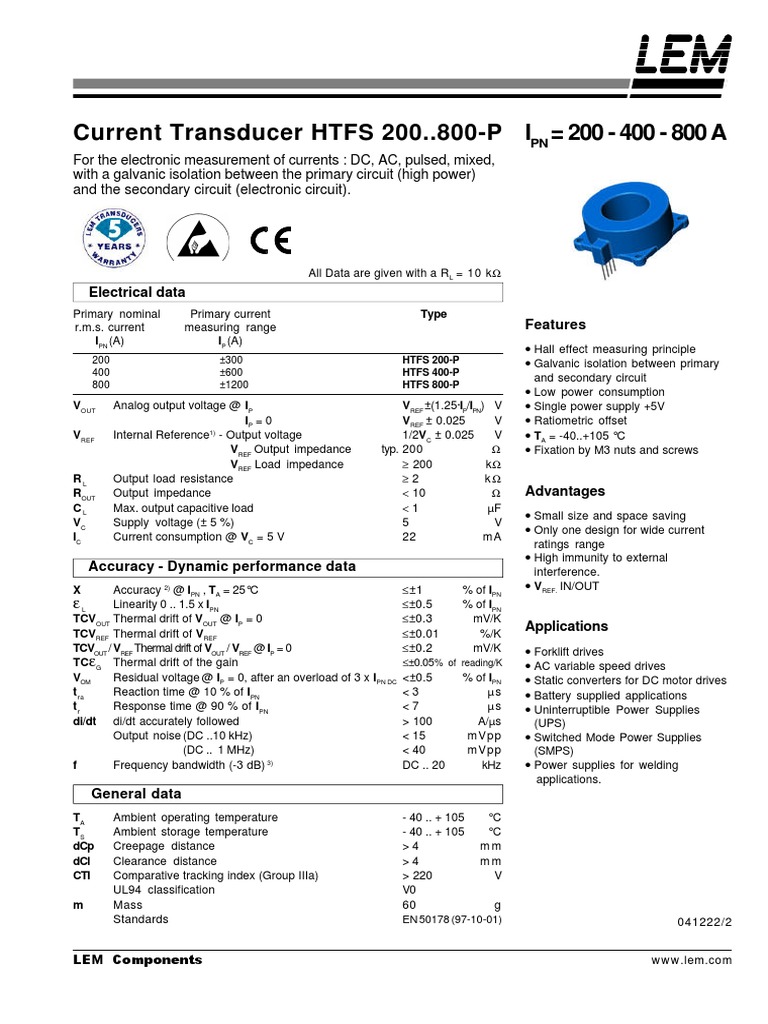 HTFS400-P Farnell 9135731 | PDF | Computers
