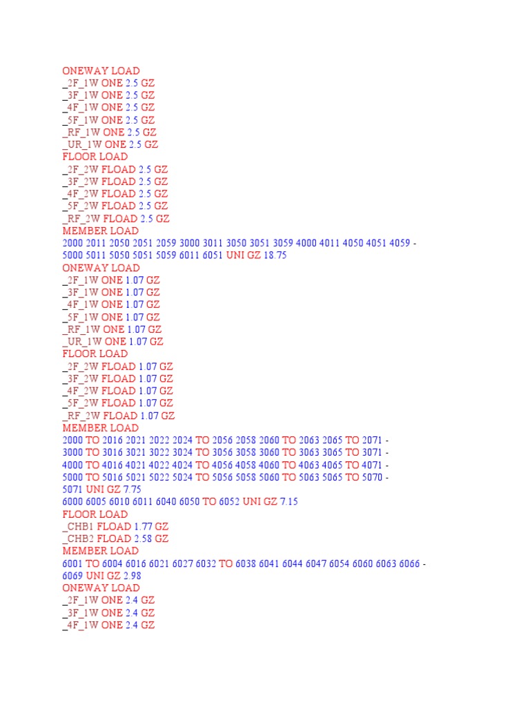 Mass Load DL1 DL2 LL | PDF
