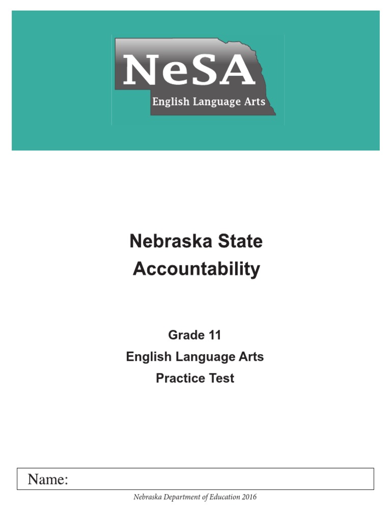 ELA Grade 11 Practice Test | PDF | Bill (Law) | Legislature