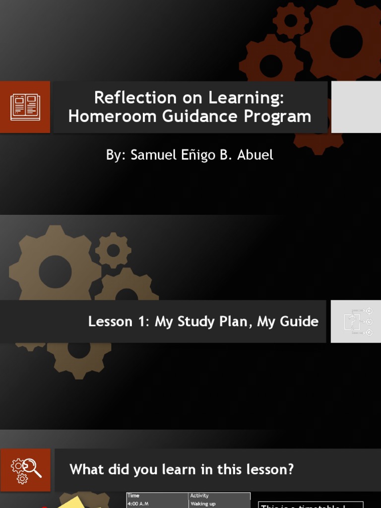 Reflection On Learning - HGP | PDF