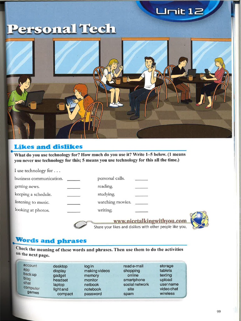 Unit 12 Personal Tech Nice Talking With You | PDF