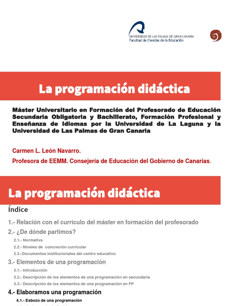 5 Elaboramos Una Programación Didáctica 22-23 | PDF