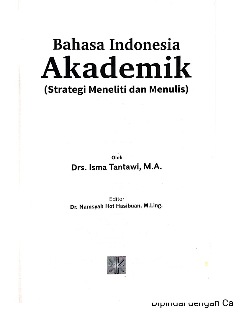 Bahasa Indonesia Akademik | PDF