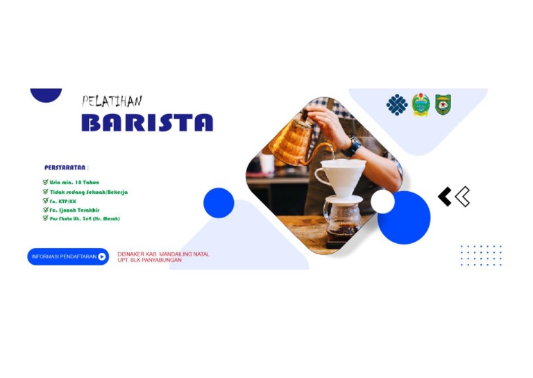 CONTOH BROSUR PELATIHAN BARISTA | PDF