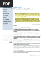 Deep Work PDF | PDF | Disciplines | Flow (Psychology)