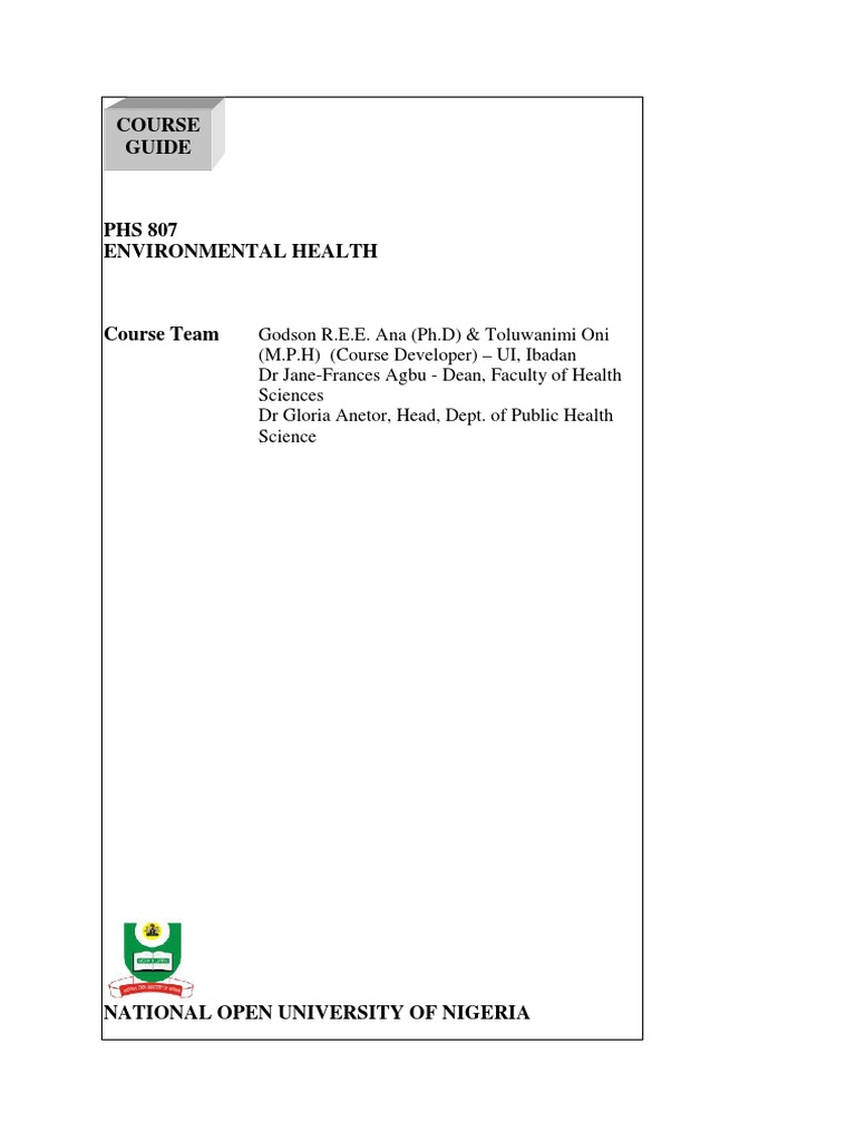 PHS 807 | PDF | Atmosphere Of Earth | Troposphere