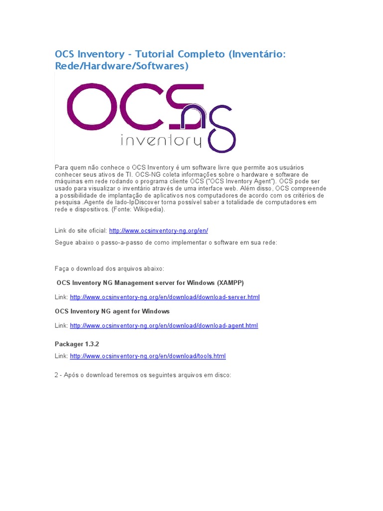 Ocs Inventory Pdf