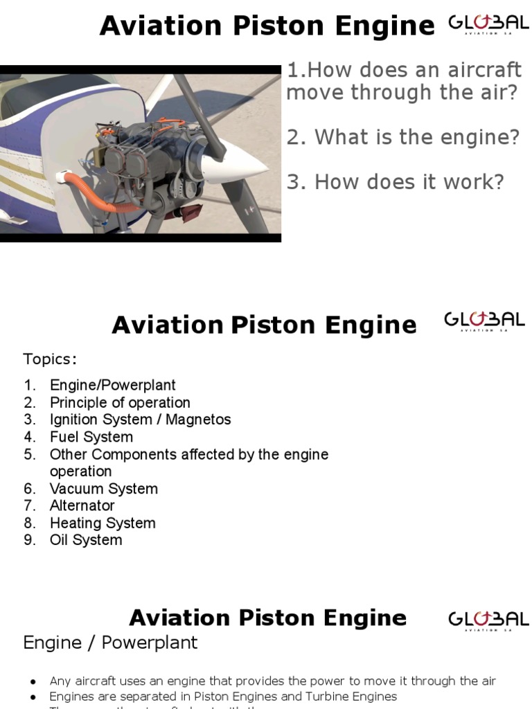 Aviation Piston Engine | PDF | Internal Combustion Engine | Piston