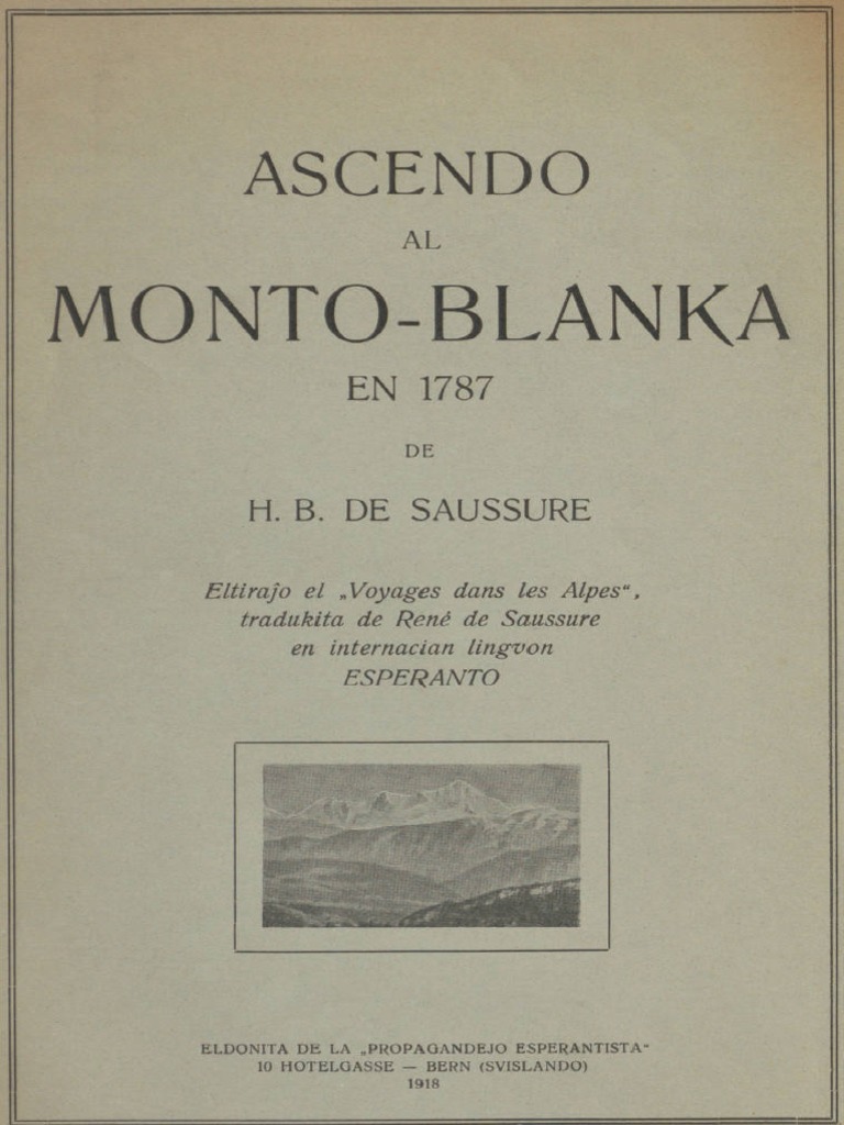 Ascendo Al Monto Blanka en | PDF
