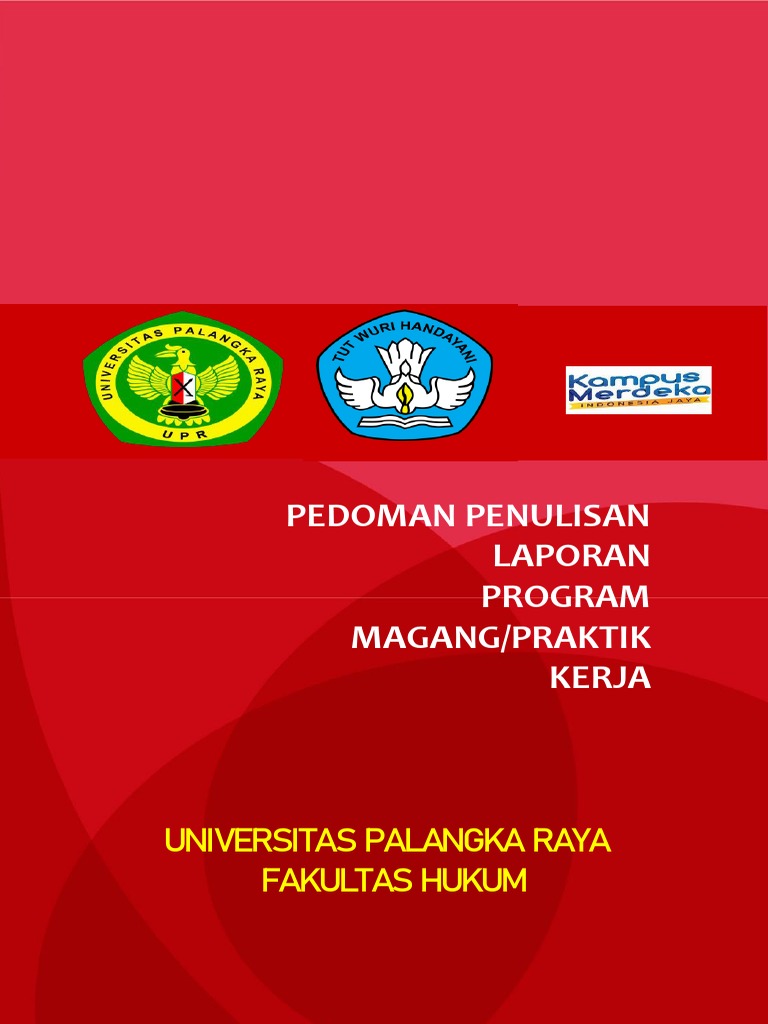 Pedoman Penulisan Laporan Magang MBKM FH Upr | PDF