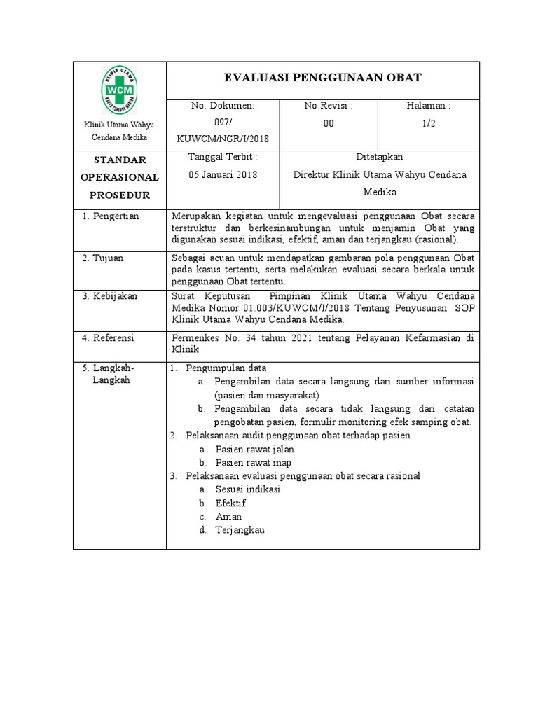 Evaluasi Penggunaan Obat Pdf