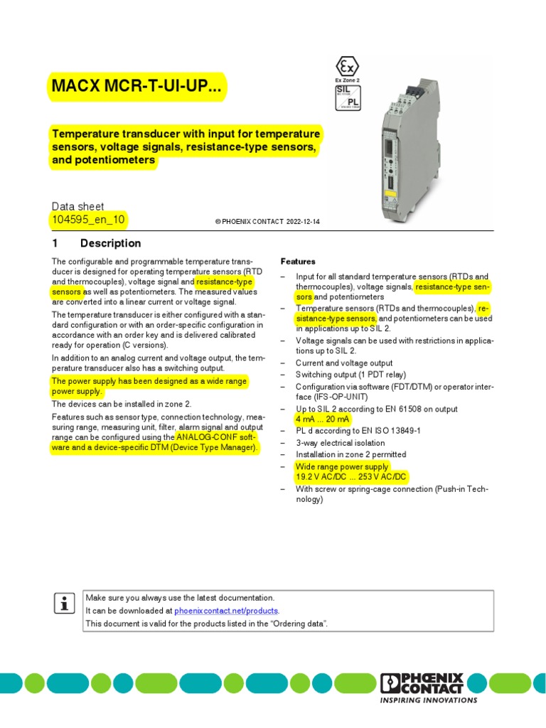 db_en_macx_mcr_t_ui_up__104595_en_10 | PDF | Thermocouple | Power Supply