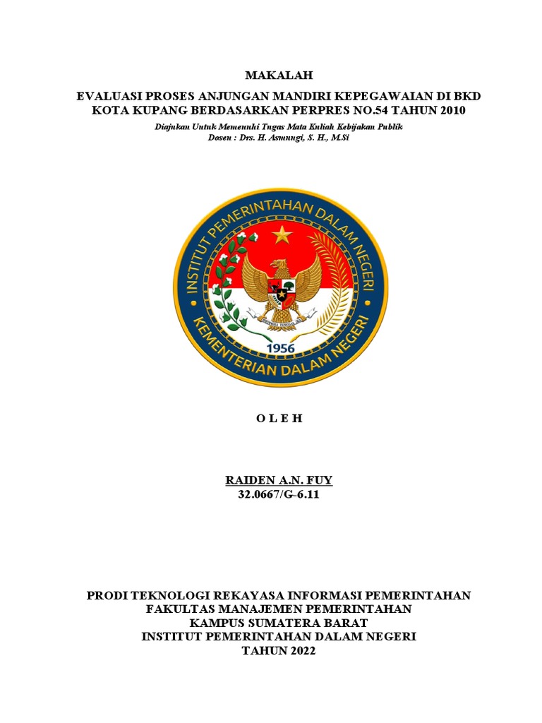 Kebijakan Publik - Raiden Fic | PDF