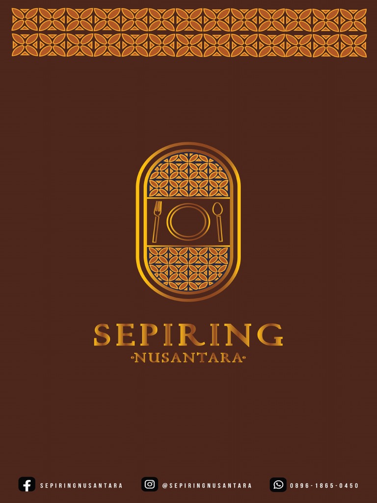 Daftar Menu Sepiring Nusantara | PDF