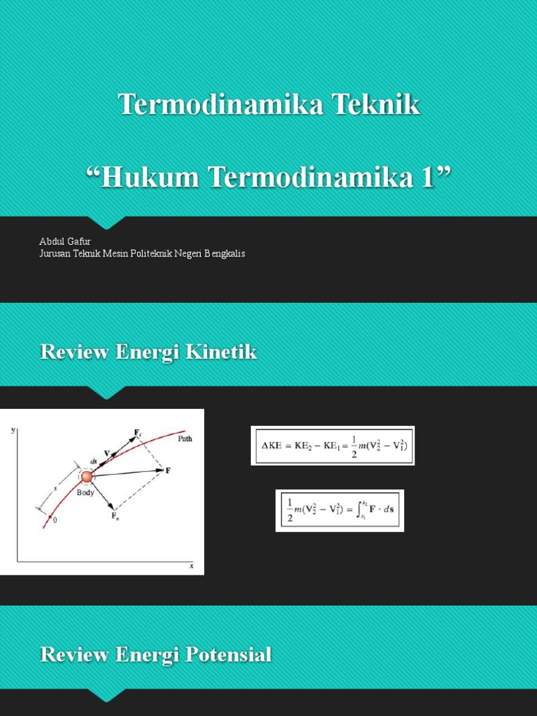 P2-Hukum Termodinamika 1 | PDF