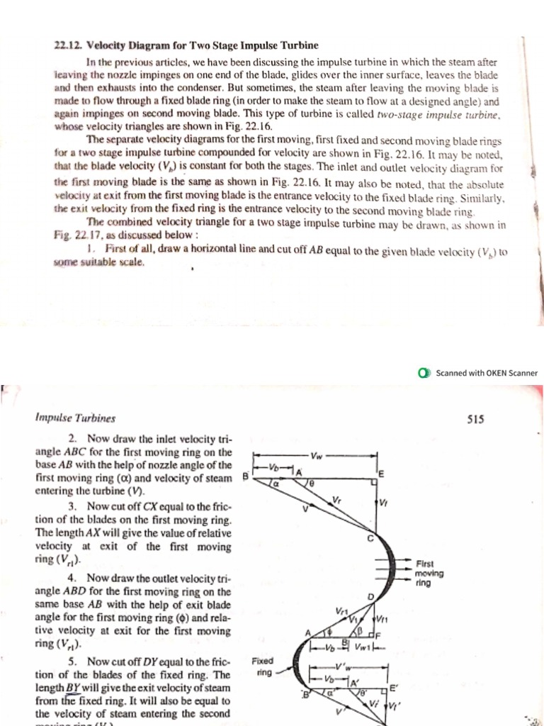 2 Stage Impulse Turbine | PDF