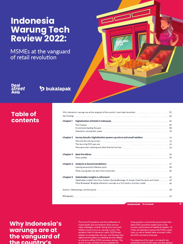Indonesia Warung Tech Review | PDF | E Commerce | Retail