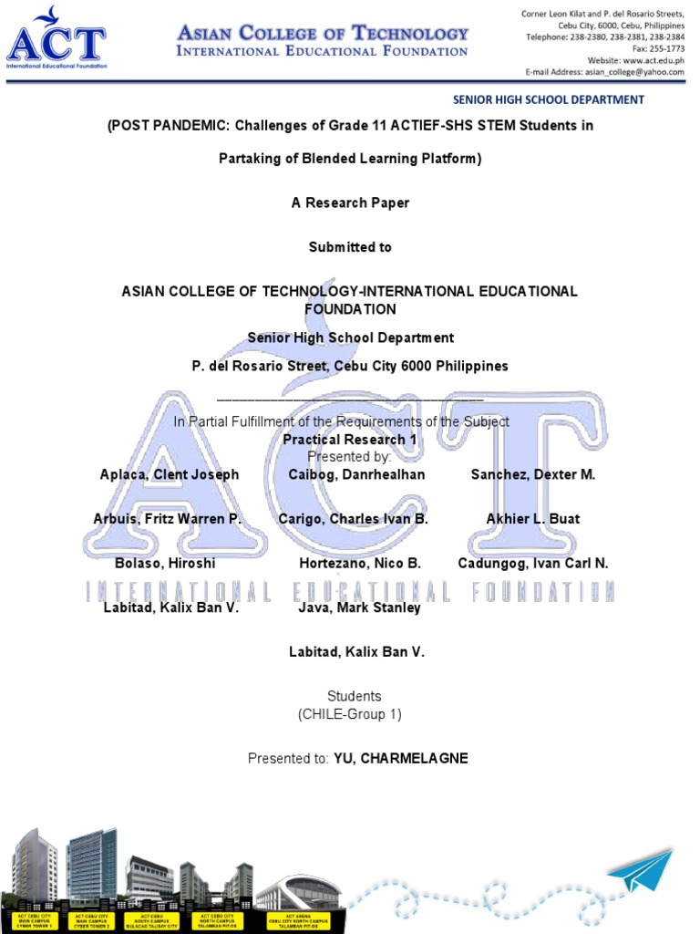 Group 1 Revised Chap 1 3 | PDF | Educational Technology | Teachers