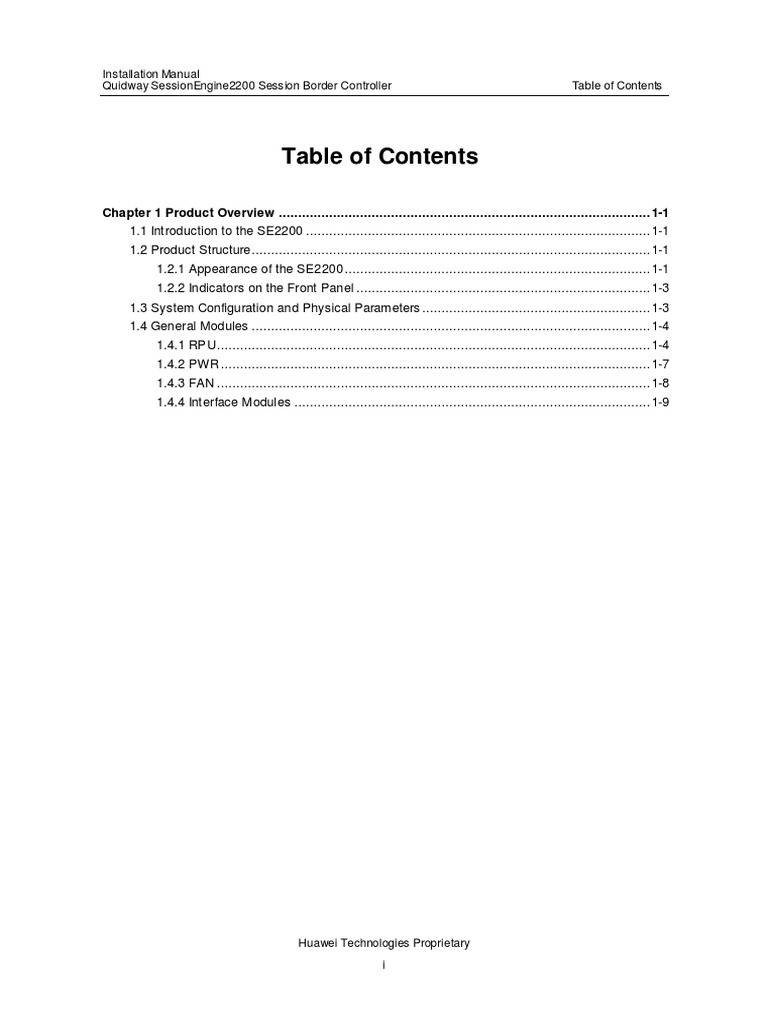 01-Chapter 1 Product Overview | PDF
