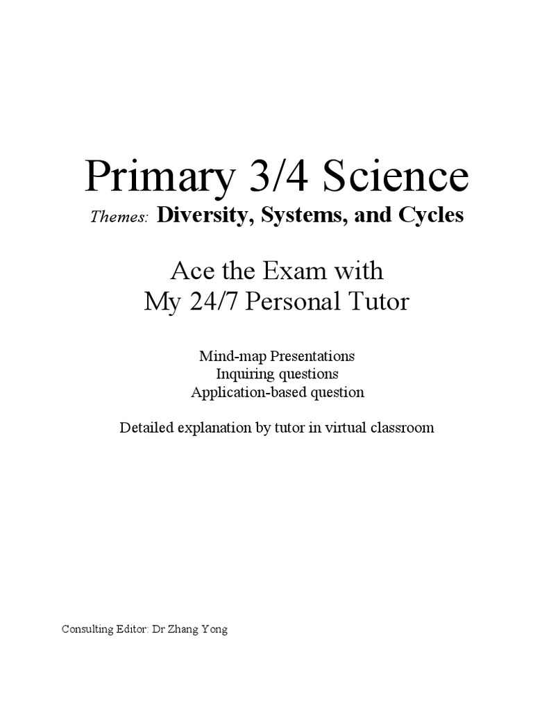Primary 3 - 4 Science PDFDrive | PDF