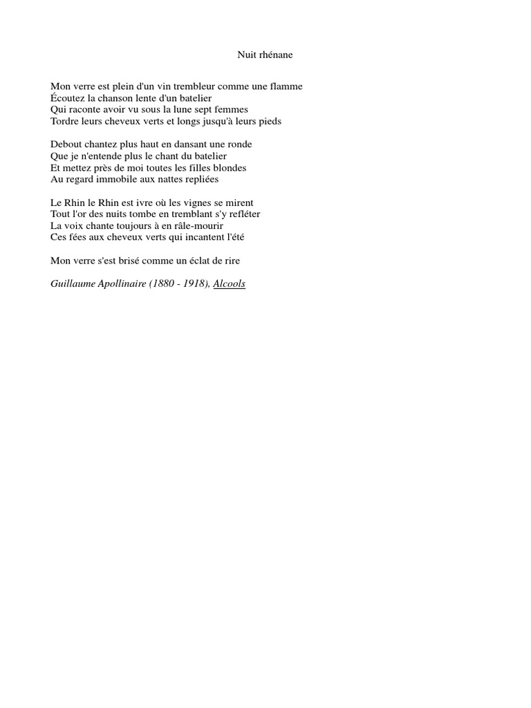 AL N°4 Texte Nuit Rhenane | PDF