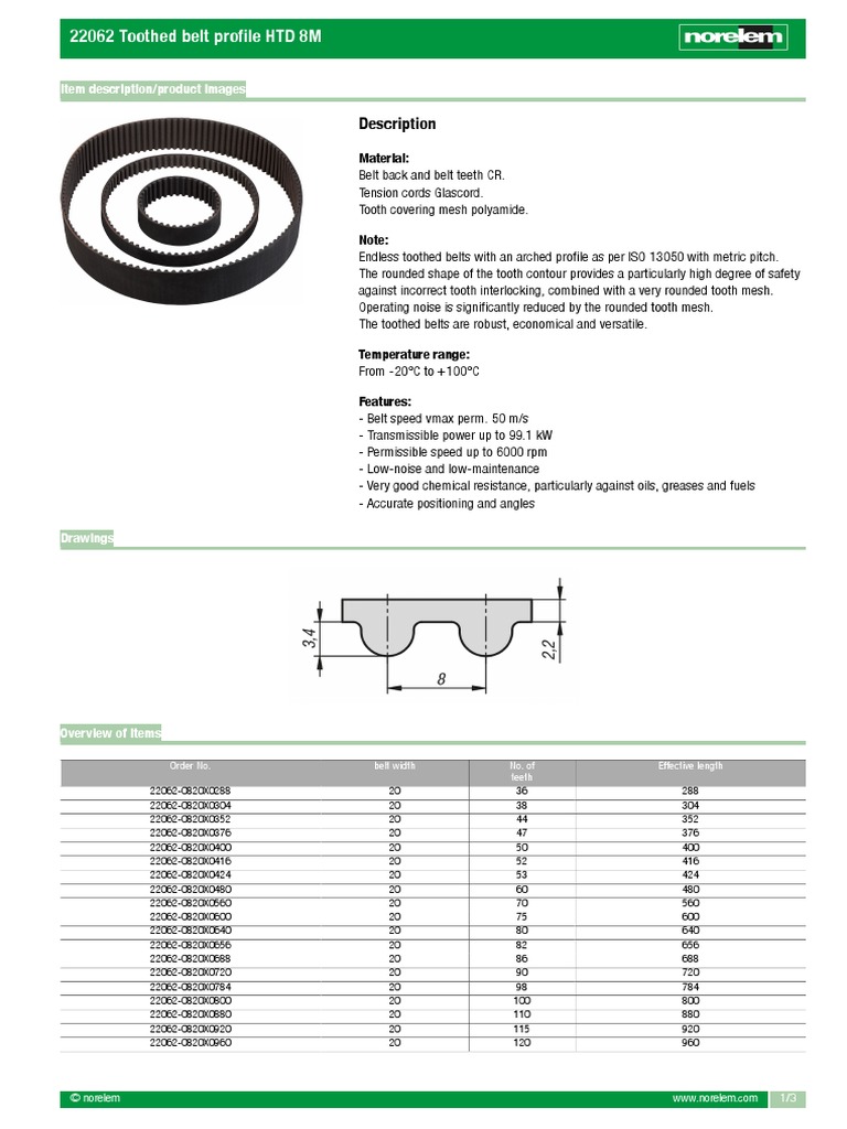 Iso 103050 2 | PDF | Belt (Mechanical) | Mechanical Engineering