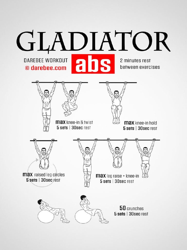 Gladiator Abs Workout | PDF