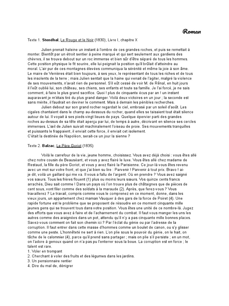 Textes Bac 2023 | PDF