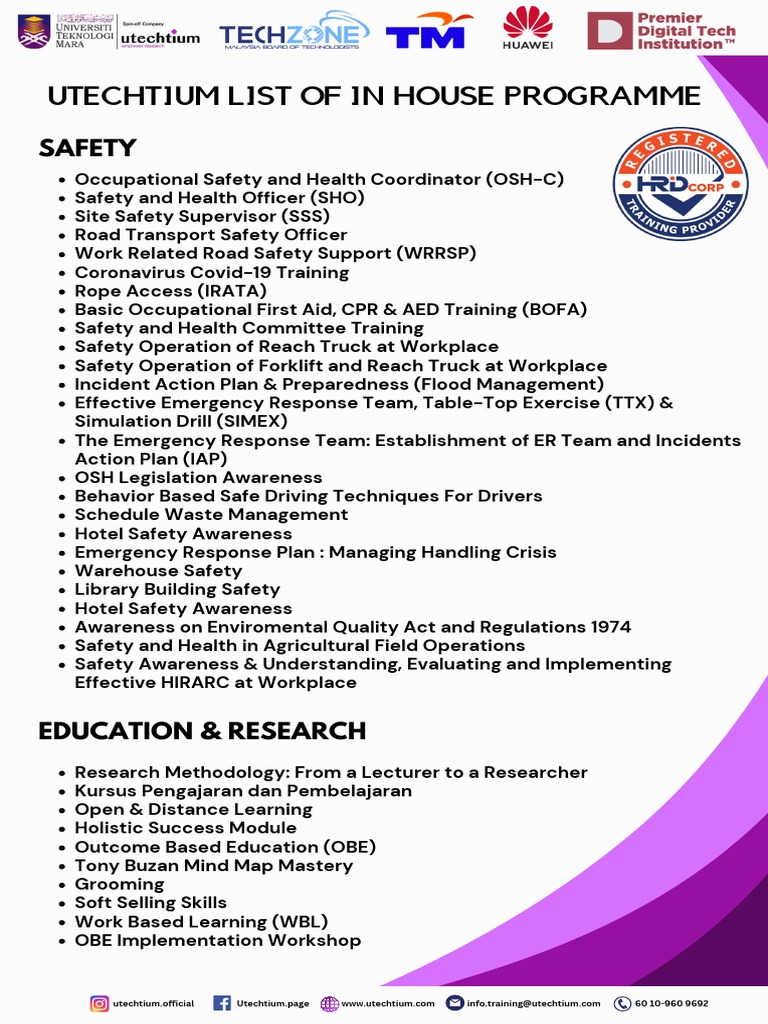 List of Program (Utechtium) | PDF