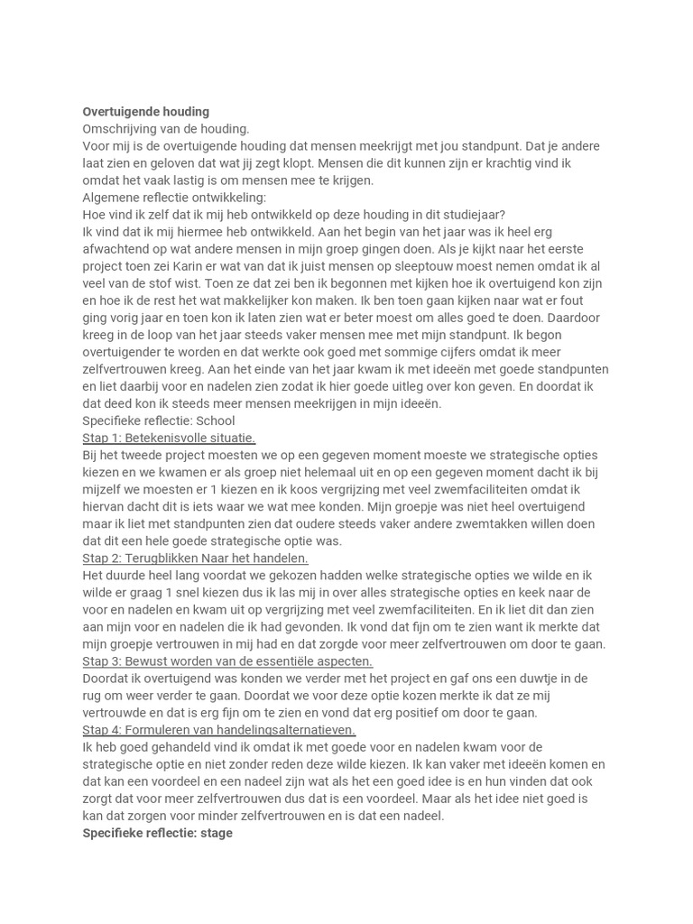 Overtuigende Houding | PDF