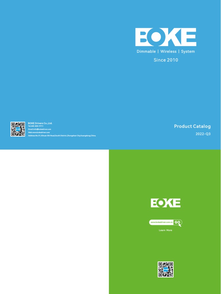 BOKE LED Driver Catalog 2022 Q3 EN | PDF | Iso 9000 | Research And Development