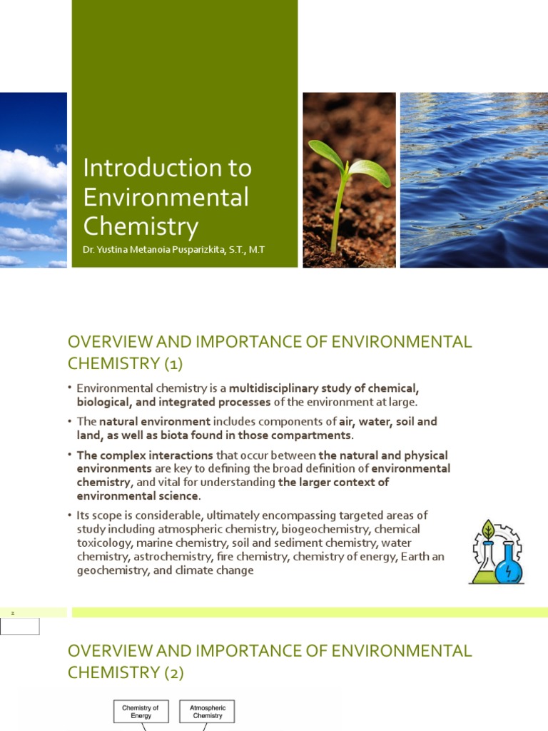 Overview of Environmental Chemistry | PDF | Technology & Engineering