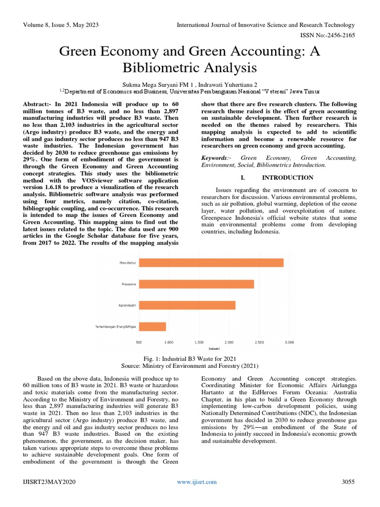 Green Economy and Green Accounting: A Bibliometric Analysis | PDF ...