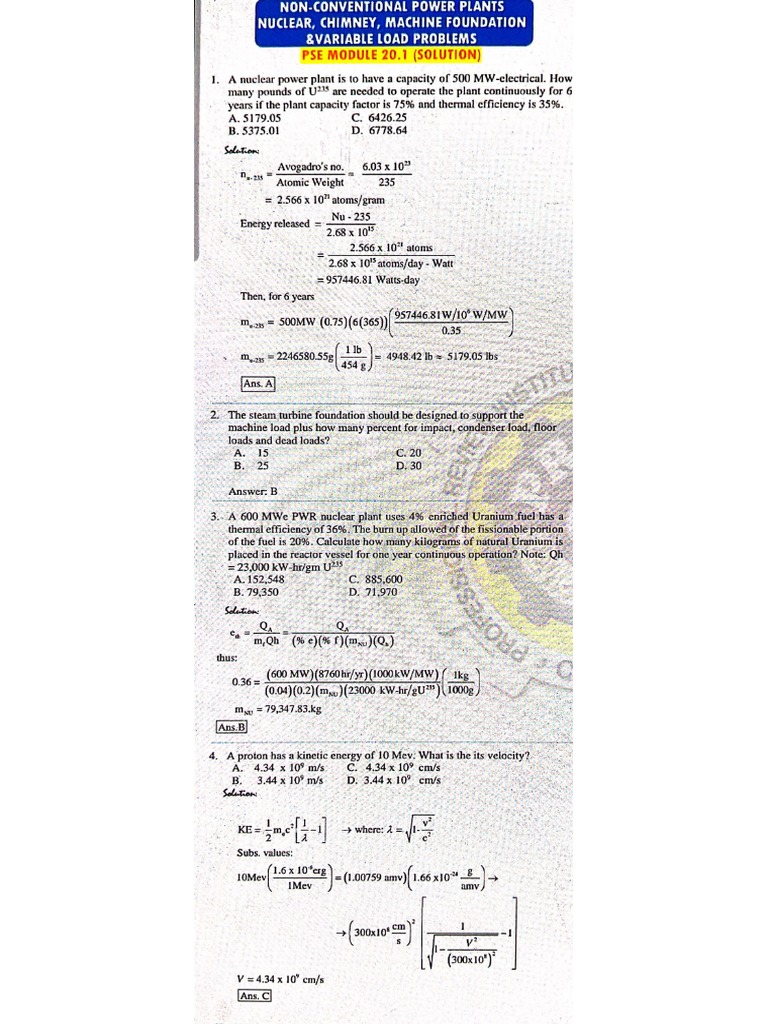 Solutions Non Conventional Nuclear Chi | PDF