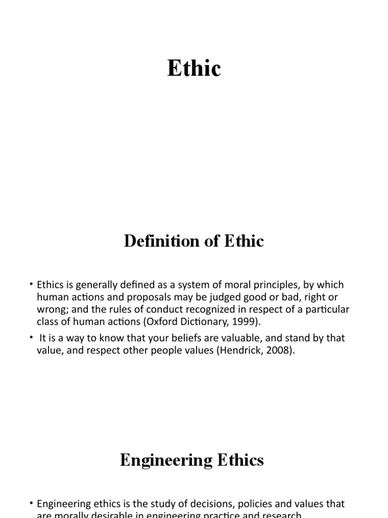 Lecture 4 - Engineer Ethic | PDF Lecture 4 - Engineer Ethic | PDF