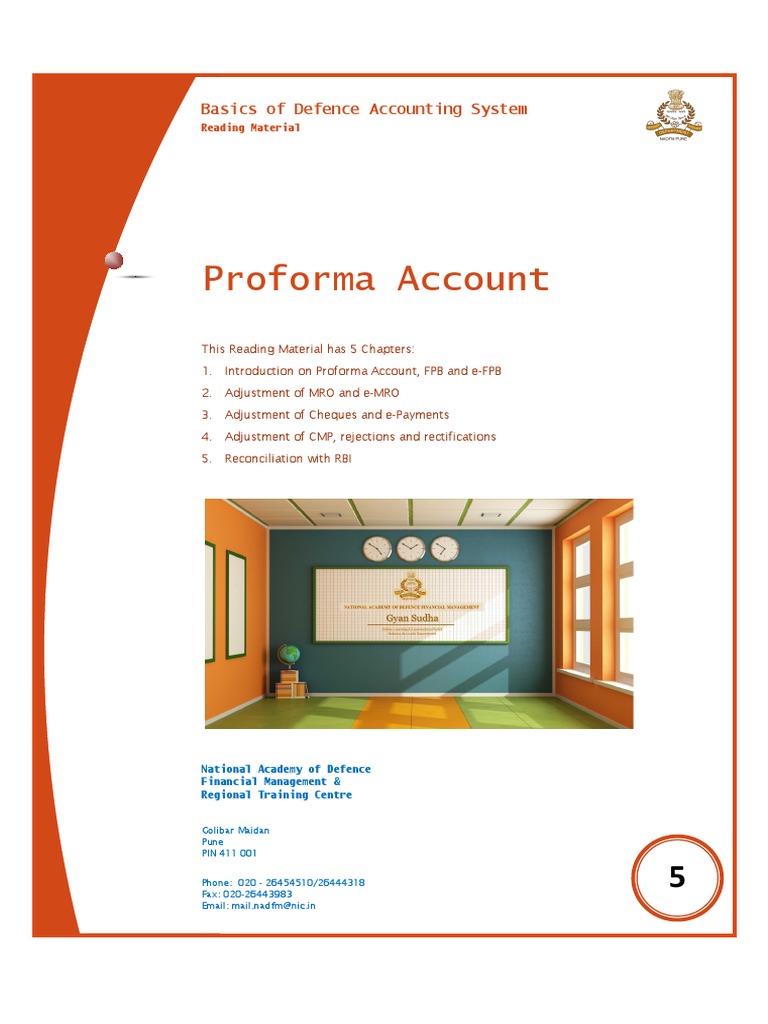 GS-Proforma Account | PDF | Cheque | Payments