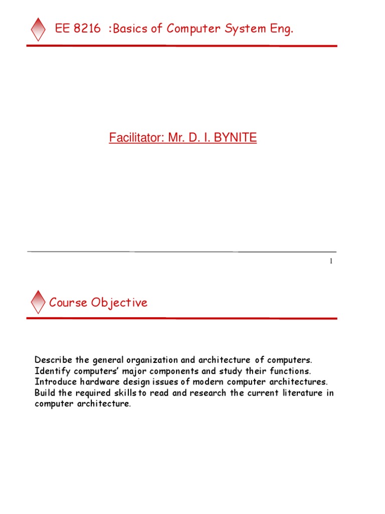 Lecture 01 - Introduction | PDF Lecture 01 - Introduction | PDF